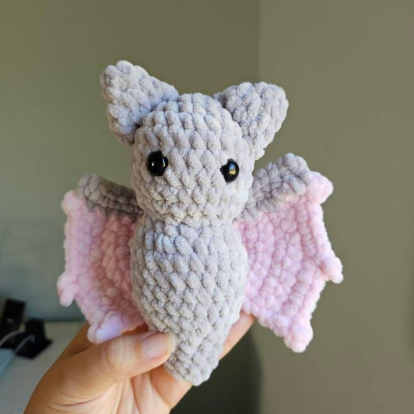 Crochet Amigurumi Small Bat Pattern Crochetgrove, Crochet Bat, Small ...