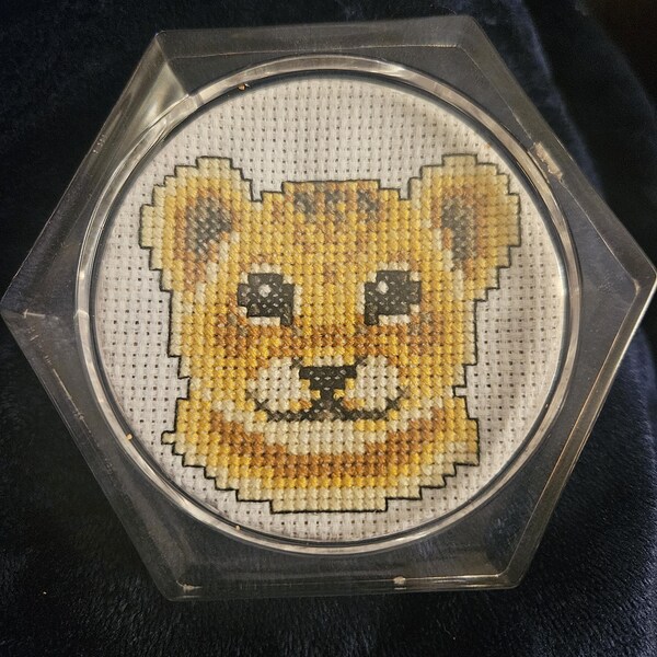 Lion Cub Cross Stitch Pattern PDF - Lion Cub Embroidery PDF - Instant ...