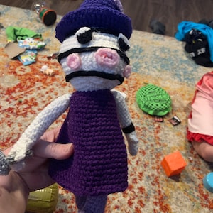 Clippy the Clown Crochet Pattern Digital Download. 22cm Tall. Easy to ...