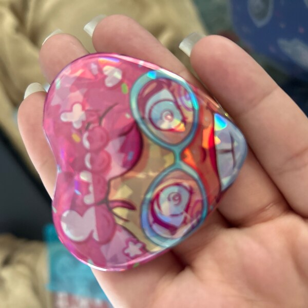 Homestuck Trickster Heart Buttons - Etsy
