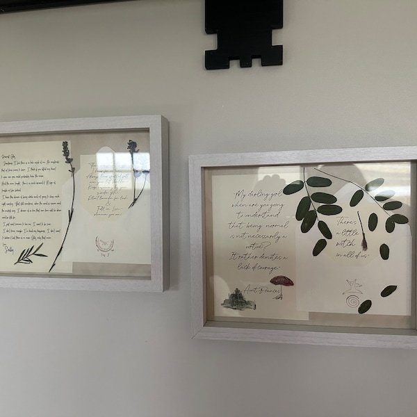 Letter to Gillian Practical Magic Wall Art Featuring Vintage Paper and ...