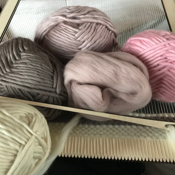 Weaving Loom Kit. Giant Woolly Mammoth Loom. Learn to Frame Weave ...