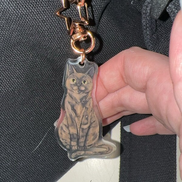 Demon Kitty Cat Resin Pink Glitter Chained Hanging Sign - Etsy