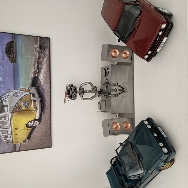 Nuts and Bolts Sculpture the Bride and Groom Xxl Handmade Ornament ...