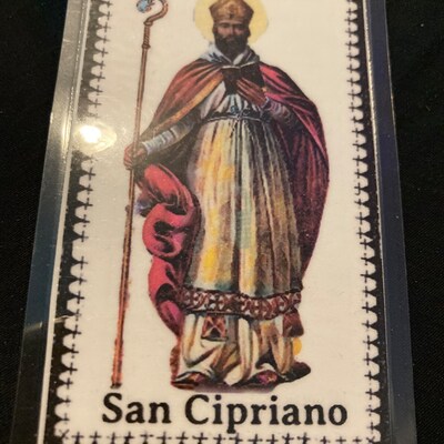 St. Cyprian Vigil Candle Labels, 4-pack - Etsy