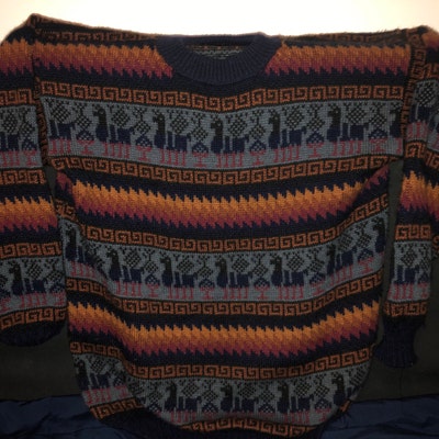 Alpaca Sweater, Peruvian Sweater, Unisex Sweater, Peruvian Alpaca ...