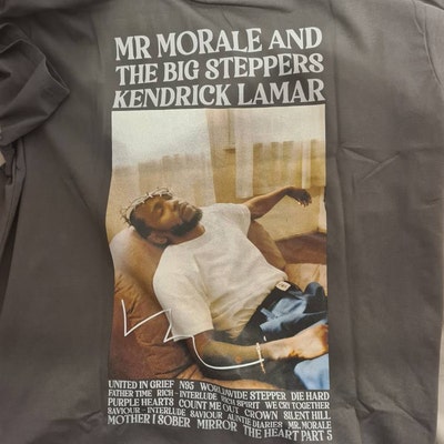 Kendrick Lamar Mr. Morale and the Big Steppers T-shirt tracklist ...