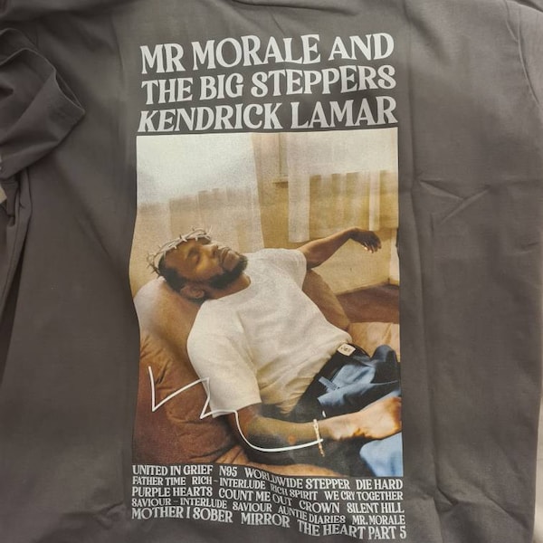 Kendrick Lamar Mr. Morale and the Big Steppers T-shirt / Kendrick Lamar ...