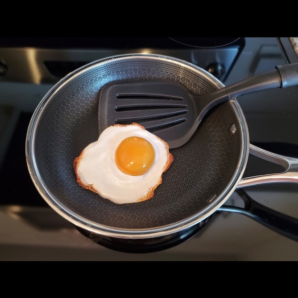 Sculpture, Ceramic Fried Egg, Handmade, Artisan, Pottery, Gift, Food ...