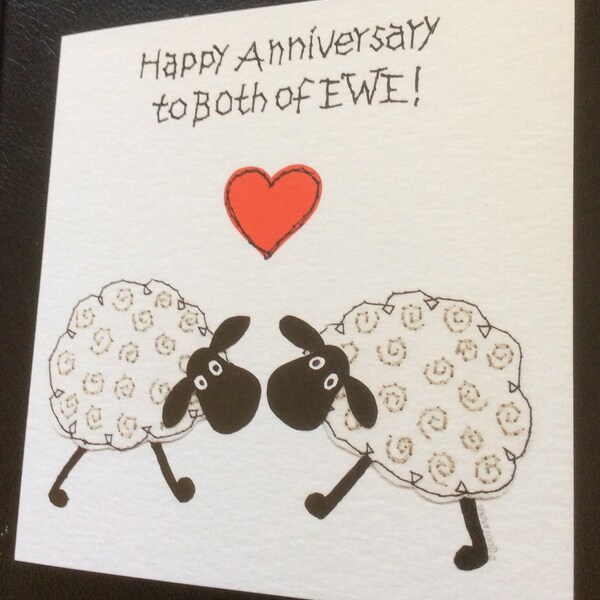 Christmas Card for Couples, Christmas Sheep Card, Funny Christmas Card ...
