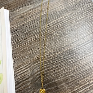 Gold Gemstone Chain Rings // 18k Gold Plated Stainless Steel Chain Ring ...