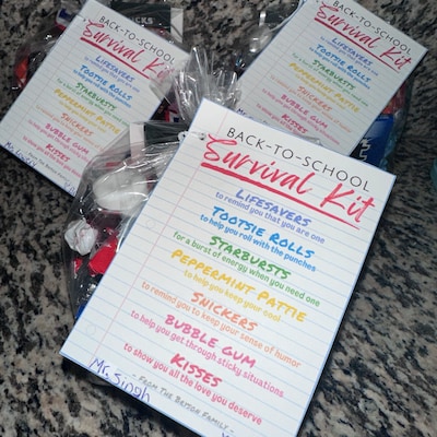 Bus Driver Survival Kit Gift Tags, Transportation Department ...