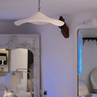 Wall Art Panel, White Paper Mache 3D Wall Art Panel, Wall Decoration ...