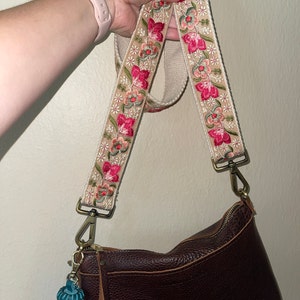Embroidered Purse Strap Crossbody Strap for Purses Gift for Mom Boho ...