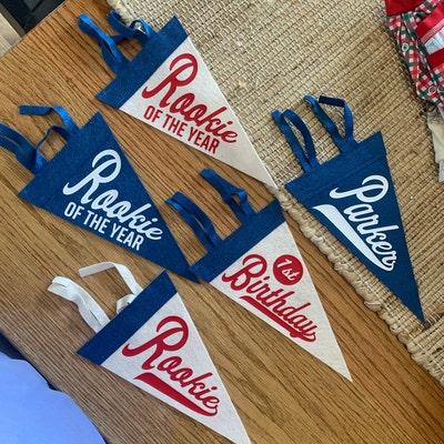 Custom Pennant Flag Personalized Mini Pennant Name Sign Baby Shower ...