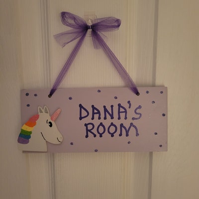 Princess Crown Room Sign, Wood Cutout Design, Hand Personalized. Kids ...