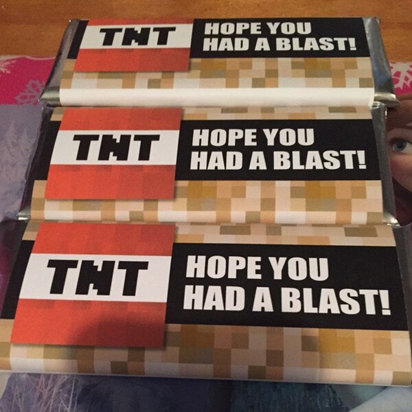 Set of 12 - TNT Hope You Had A Blast Personalized Candy Bar Wrappers ...