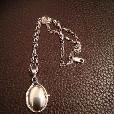 New Hand Made in USA 41 Mm-20 Mm Handcrafted 925 Sterling Silver 4 Mm ...