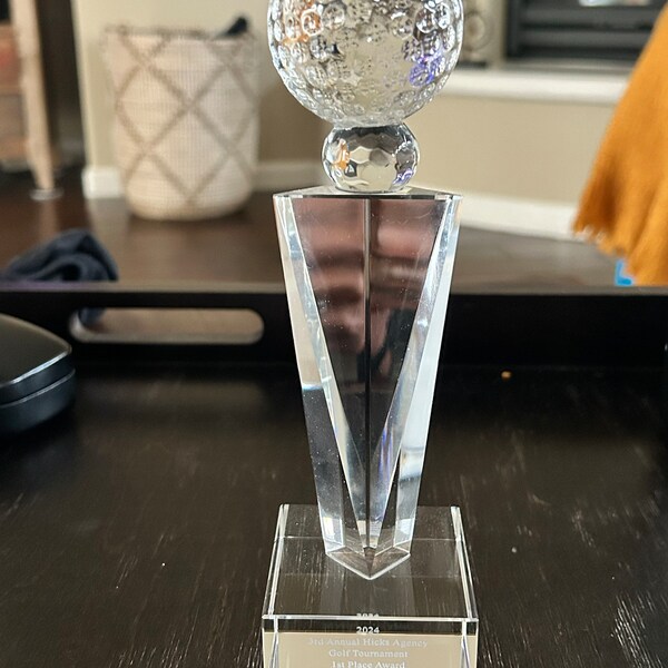 Crystal Guitar Award Trophy Music Presentation Musician School Gift ...