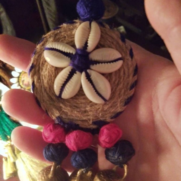 Cowry Shell Motifs, Cowry Shell Bunch Tassels, Beaded Cowrie Tassels ...