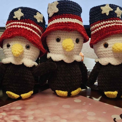 Edgar the Eagle: Crochet Amigurumi Pattern, Digital Download Only - Etsy