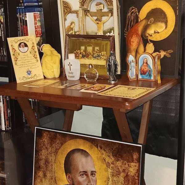 Saint Francis and the Leper Print - Etsy