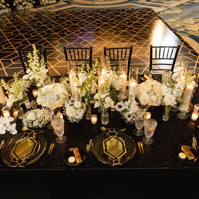 Hexagon Shaped Menu/ Geometric Shape Menus/ White and Gold Menu / Die ...