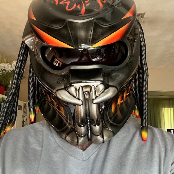 New Arrival Skull Motorcycle Helmet Green Crack Classic Style (dot Ece ...