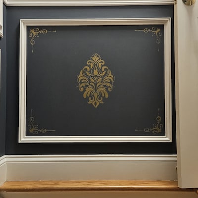 Luxury Victorian Wall Pattern Stencil - Etsy