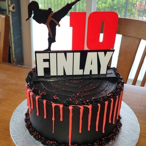 Video Game Happy Birthday Controller Cake Topper on Base red - Etsy