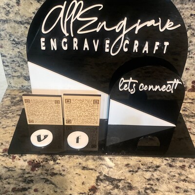 QR Sign for Business Laser File Social Sign Laser File QR Code Laser ...