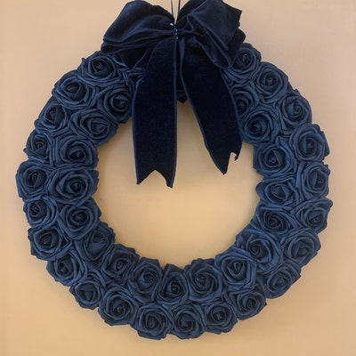 Victorian Black Rose Wreath. Gothic Home Decor. Gothic Wall Decor ...