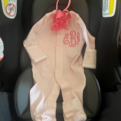 Monogrammed Pajamas, Girls Personalize Pajamas, Boys Monogram Pajamas ...