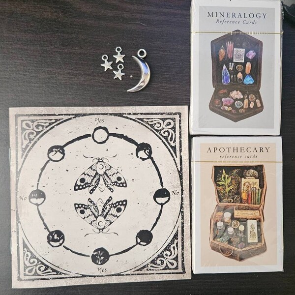 Witchcraft Cards ~ Apothecary Crystal Cards Herbs ~ Index Reference ...