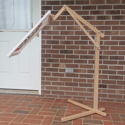 Needlework Floor-standing Type Stand Made of Natural Organic Beech Wood ...