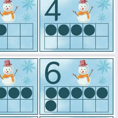 Winter Woodland Animal Tracks Flashcards. Montessori Winter Printable ...