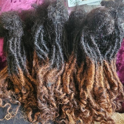 60 Anwi Textured Locs Made From 100% Human Hair Sizes 0.4cm & 0.5cm, - Etsy