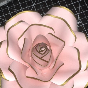 SVG COMBO of Small and Mini Rose Paper Flower Template DIY Cricut and ...