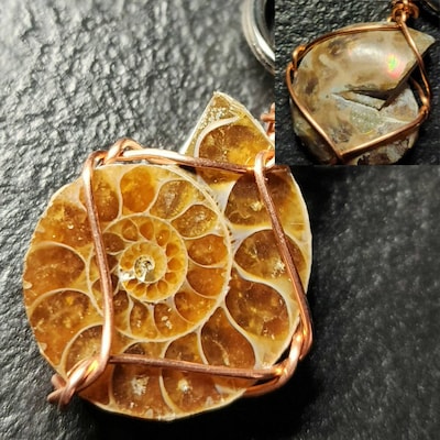 Raw, Natural Crystal Key Chains/pet Collar Charms You Choose the ...