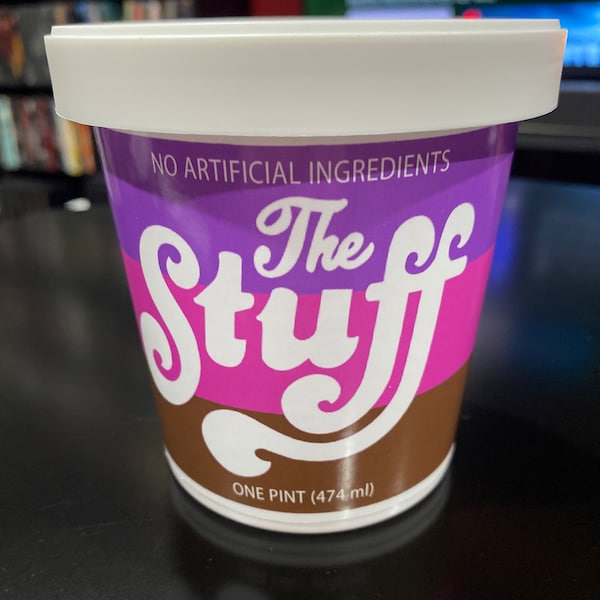 The Stuff Pint Container Movie Prop Dessert Horror 1985 VHS - Etsy