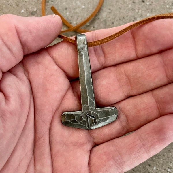 Handmade, Forged, Blacksmith, Viking, Norse, Thor Hammer, Mjollnir ...