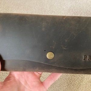 Personalized Womens Wallet, Distressed Leather Wallet for Women, Womens ...