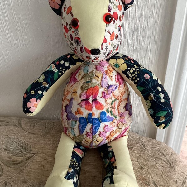 Memory Bear Patterns Video Tutorial Easy Pattern PDF Pattern Sewing Bear Pattern Simple Bear ...