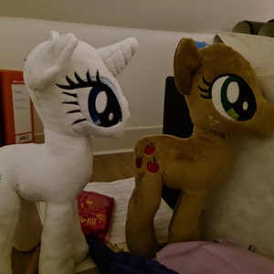 Pony Mare Laying Reclining Plushie Sewing Pattern 05 Minky Stuffed ...