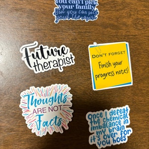Spill the Tea Sticker, Motivational Stickers, Therapist Sticker, Mental ...