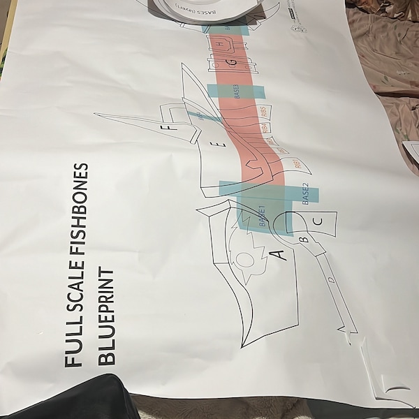 Jinx Arcane Fishbones Cosplay Blueprint and Instruction Guide (PDF) - Etsy