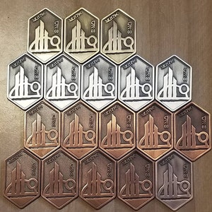 Silver Batuuan Spira Solid Metal Metal Batuu Credit Star Wars Galaxy's ...