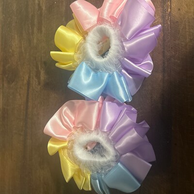 Multi Color Ruffle Anklets Ribbon Ruffle Anklets Ruffle Anklets - Etsy