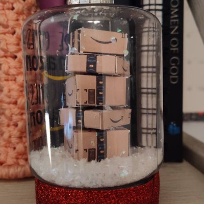 Mini Amazon Box Template Works on Cricut - Etsy