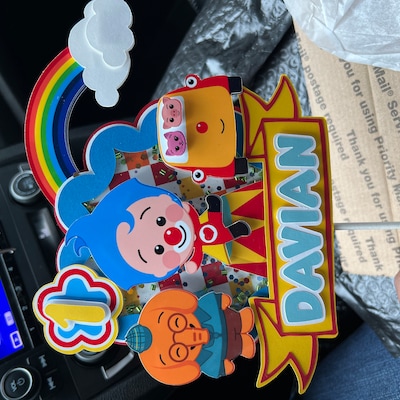 Plim Plim Inspired Cake Topper - Etsy